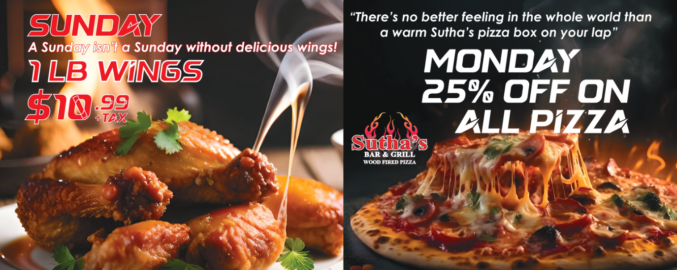 Daily Special - Suthas Pizza